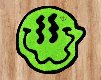 Melting Smiley Rug - Etsy