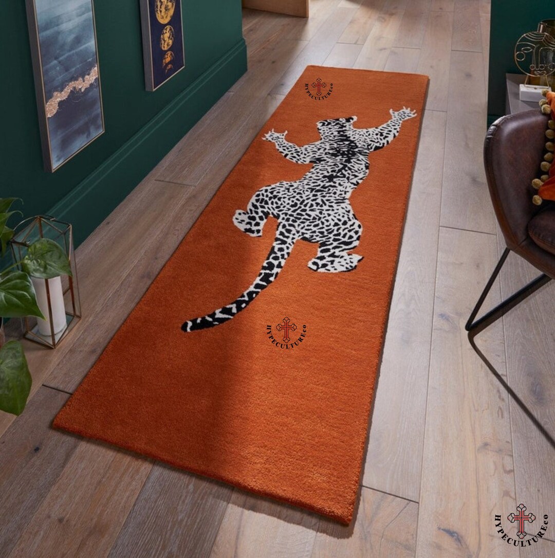CLASSIC CHEETAH RUG / Aesthetic Carpet / Handtufted Rug / Premium ...