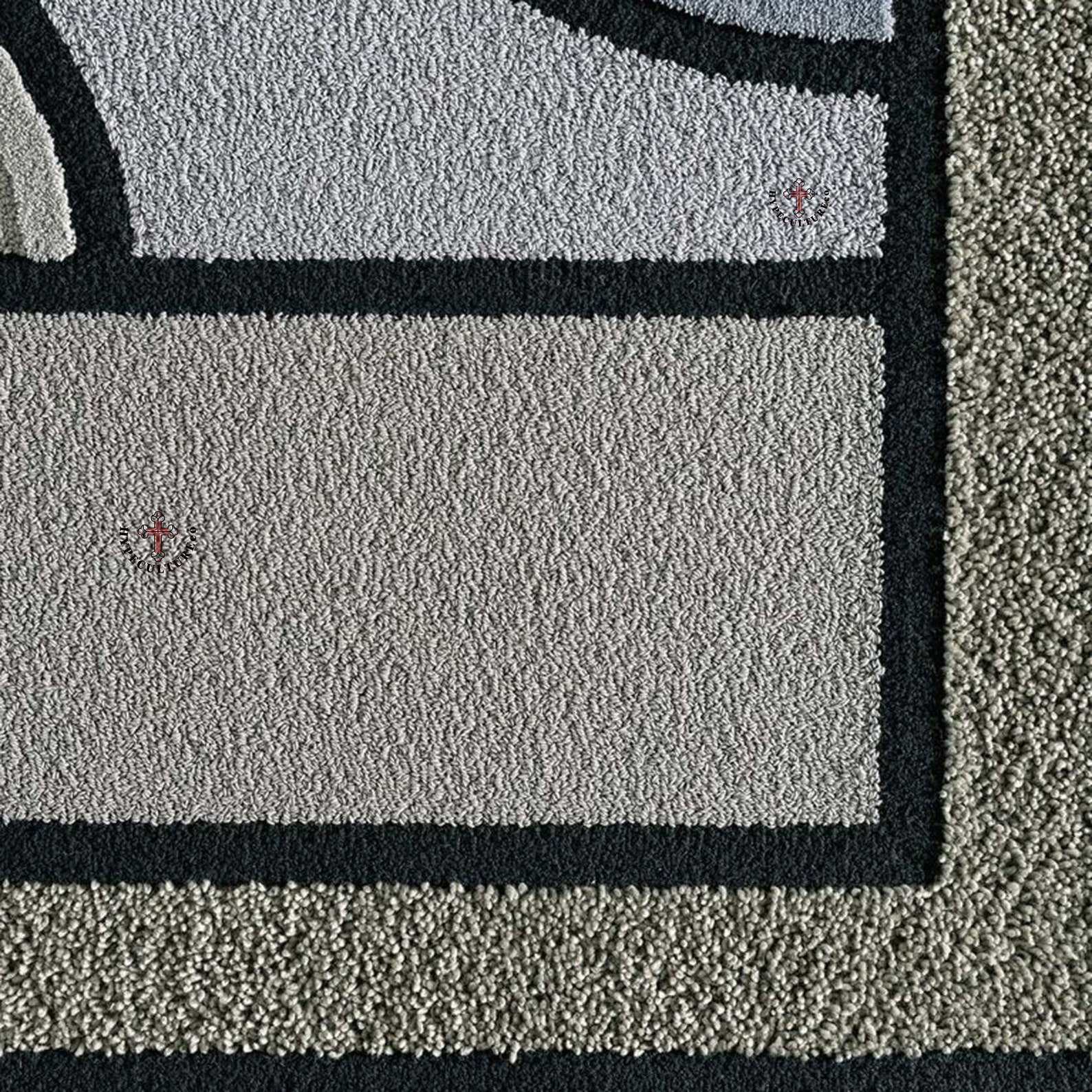 NEW 2023 GREY Atomic Rug / Shades of Grey / Handmade Item / - Etsy