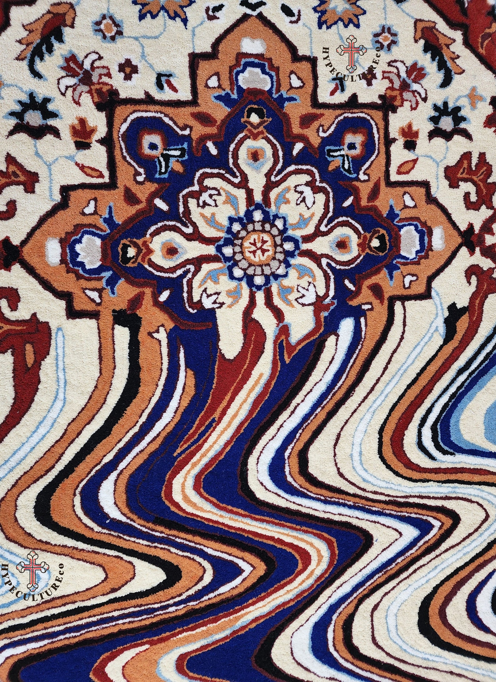 XXL PERSIAN MELTING Rug / Persian Rug / Melting Design / Home - Etsy