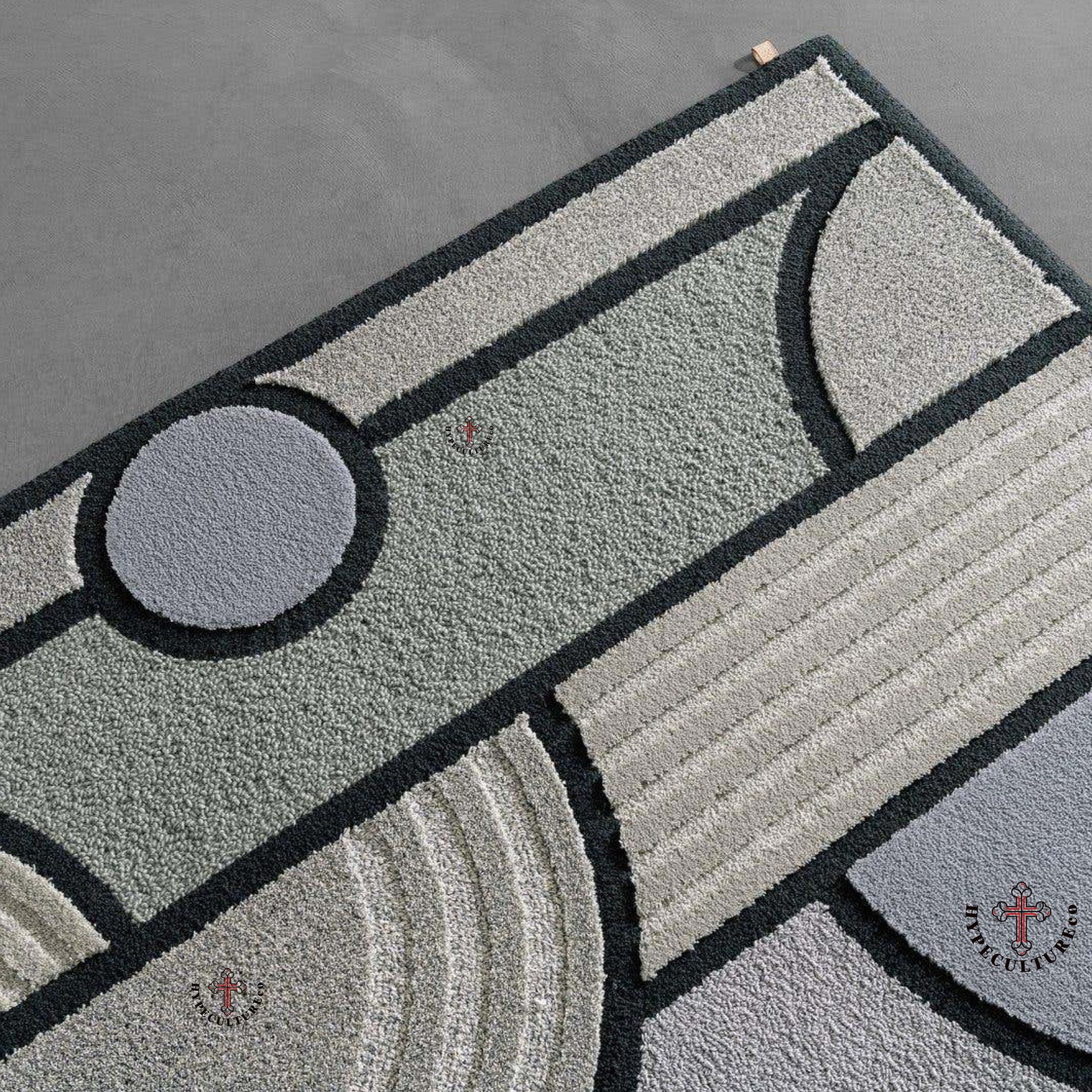 NEW 2023 GREY Atomic Rug / Shades of Grey / Handmade Item / - Etsy