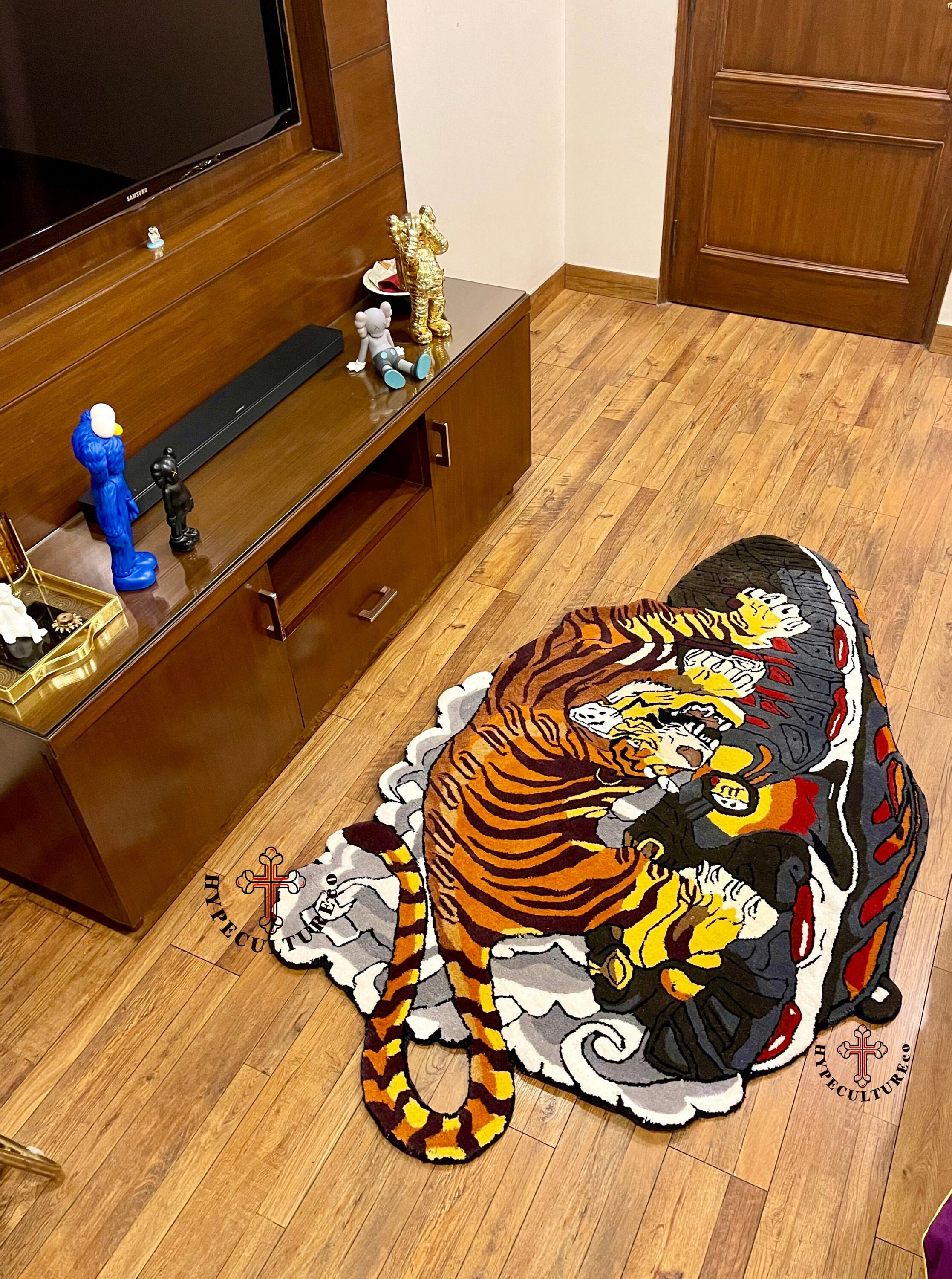 TIGER SNEAKER RUG / Hypebeast Rug / Sneaker Rug / Christmas - Etsy