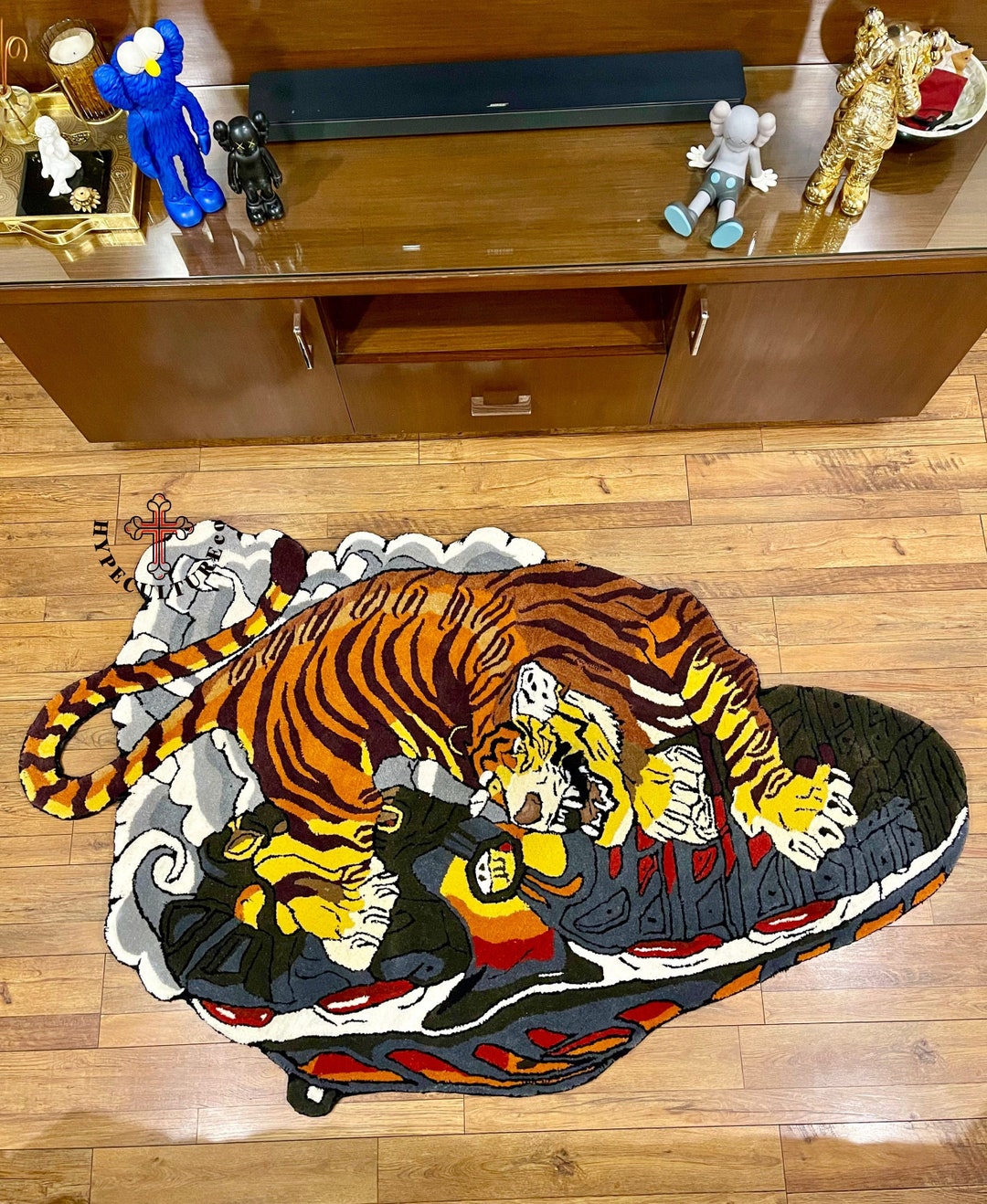 TIGER × SNEAKER RUG / Hypebeast Rug / Sneaker Rug / Christmas Day Gift ...