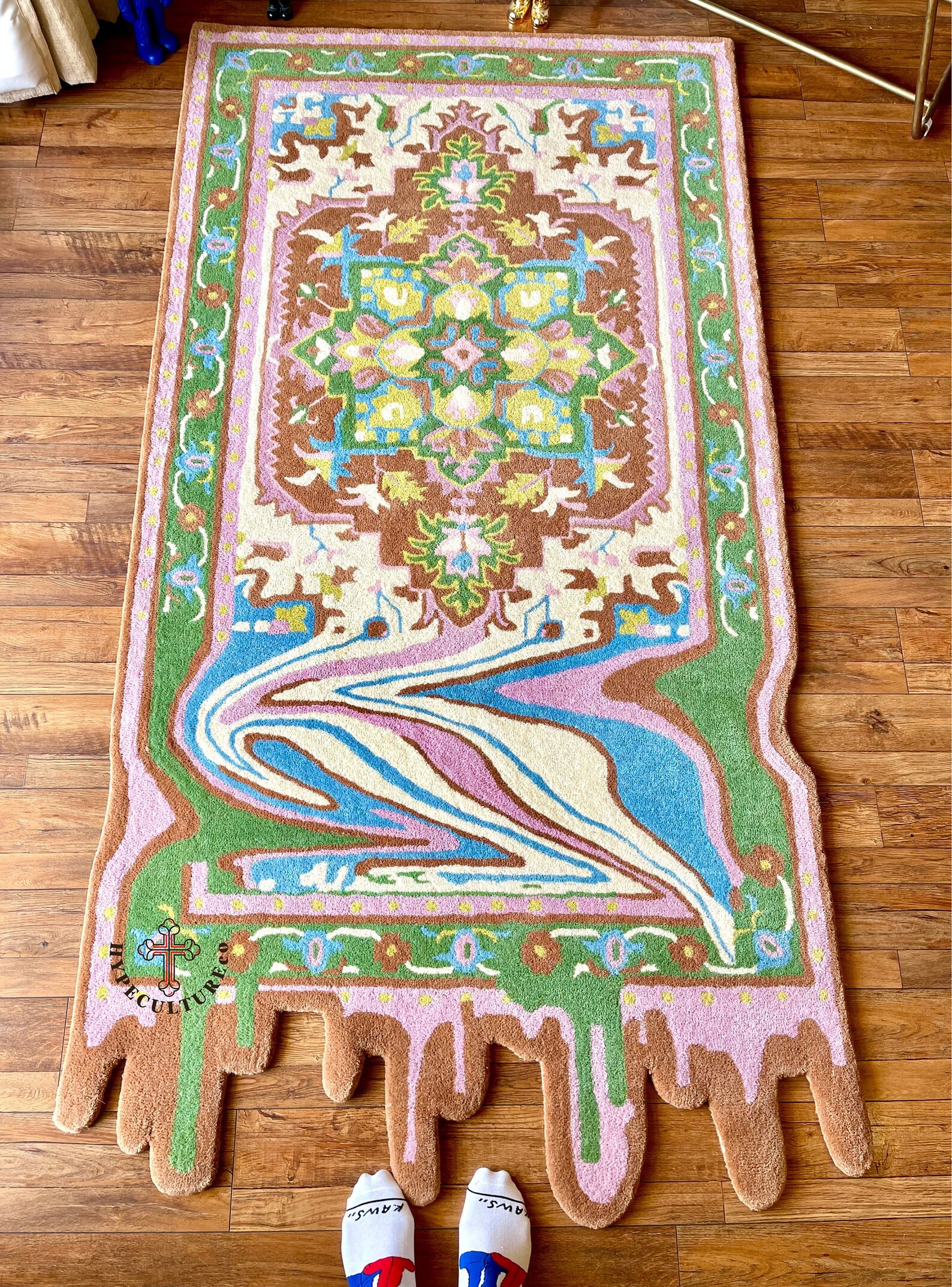 PERSIAN MELTING RUG / Home Decor / Hand Tufted / Handmade / - Etsy India