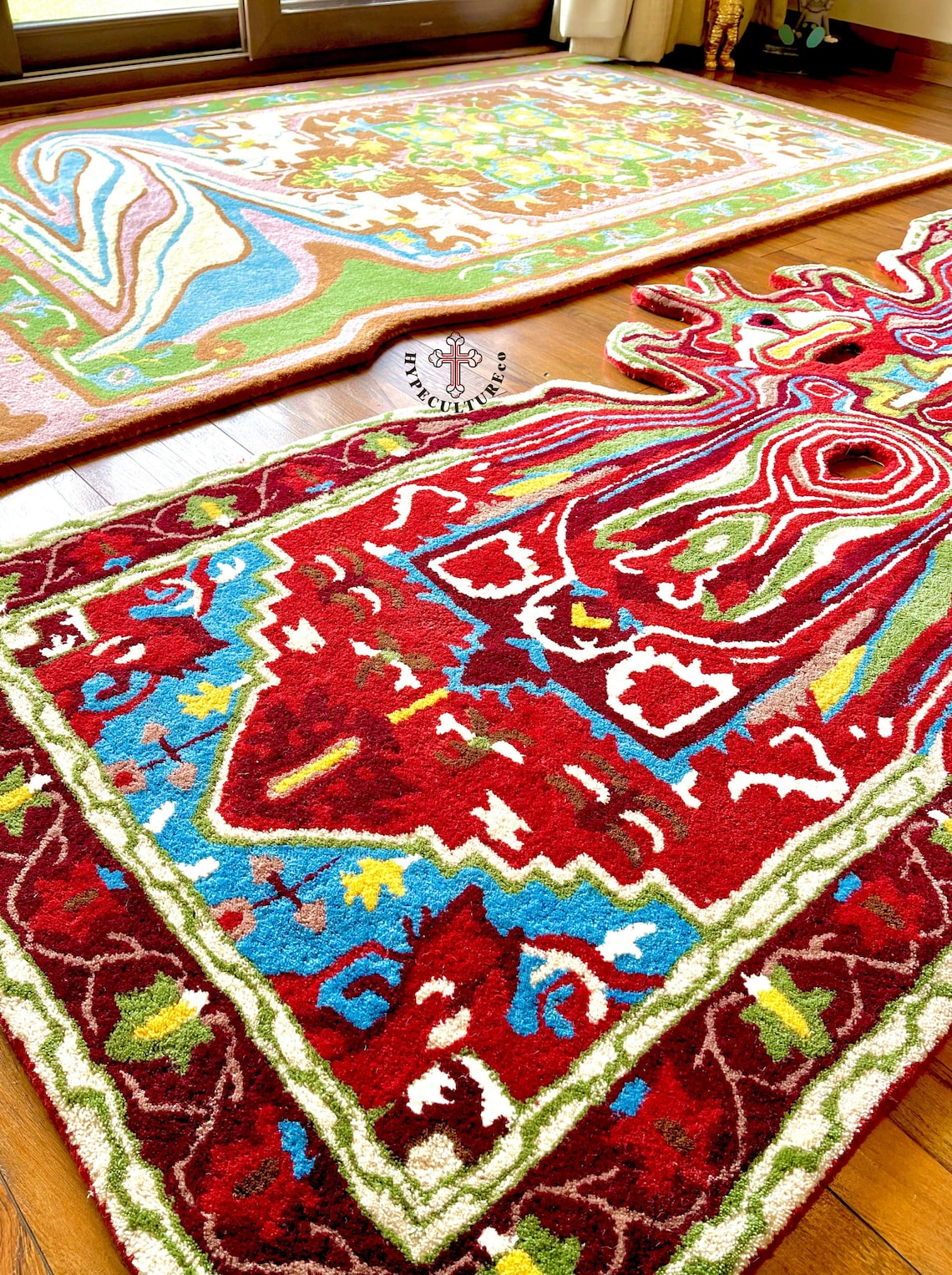 RUNNER PERSIAN MELTING Rug /handtufted / Christmasday Gift/ 3D - Etsy