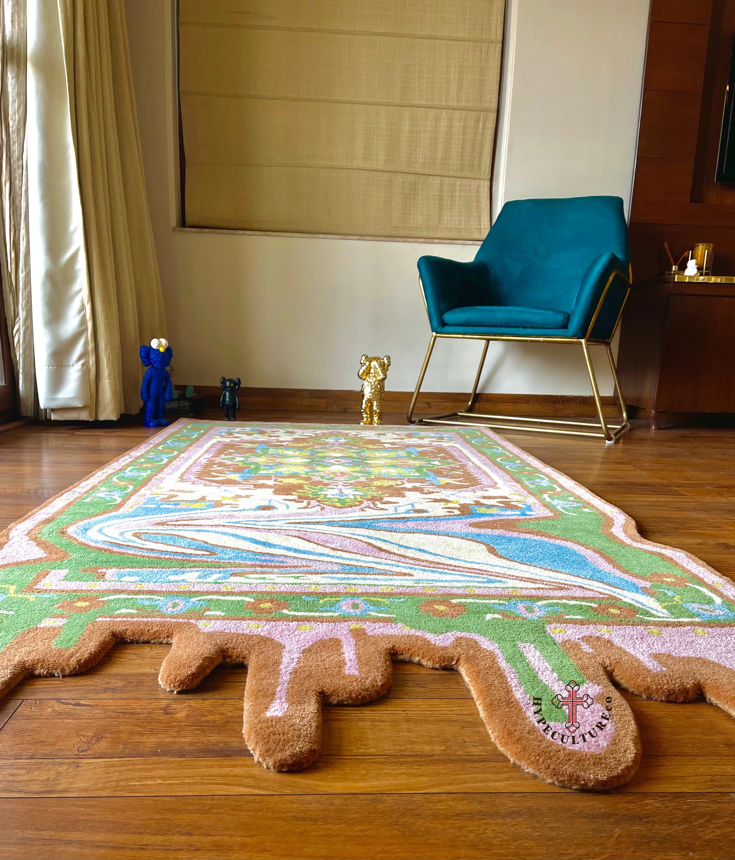 PERSIAN MELTING RUG / Home Decor / Hand Tufted / Handmade / - Etsy Canada