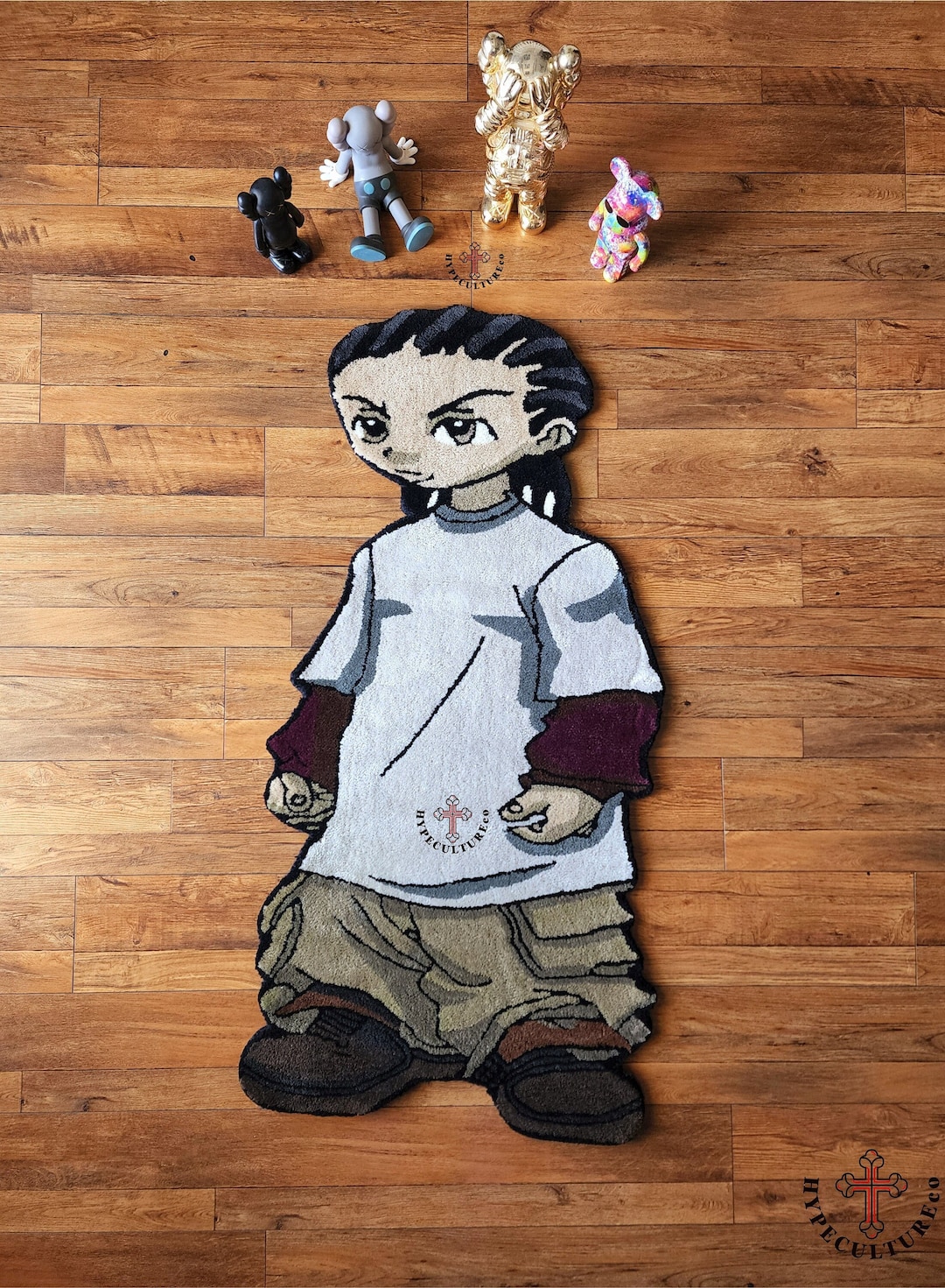 FUNKY BOY CHARACTER Rug / Hypebeast Rug / Handtufted in Pure Wool ...