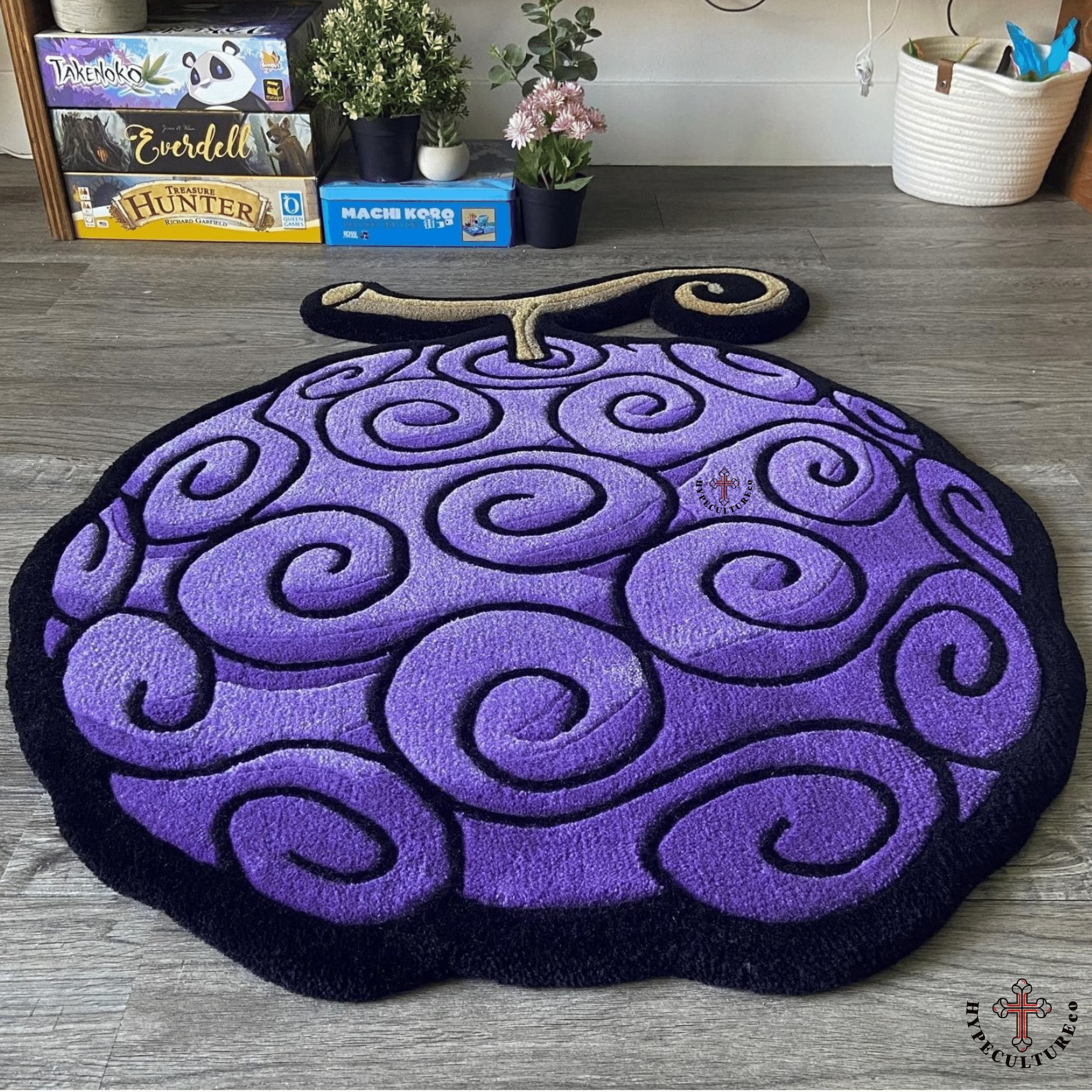 Purple Kitchen Rugs With Fruit
