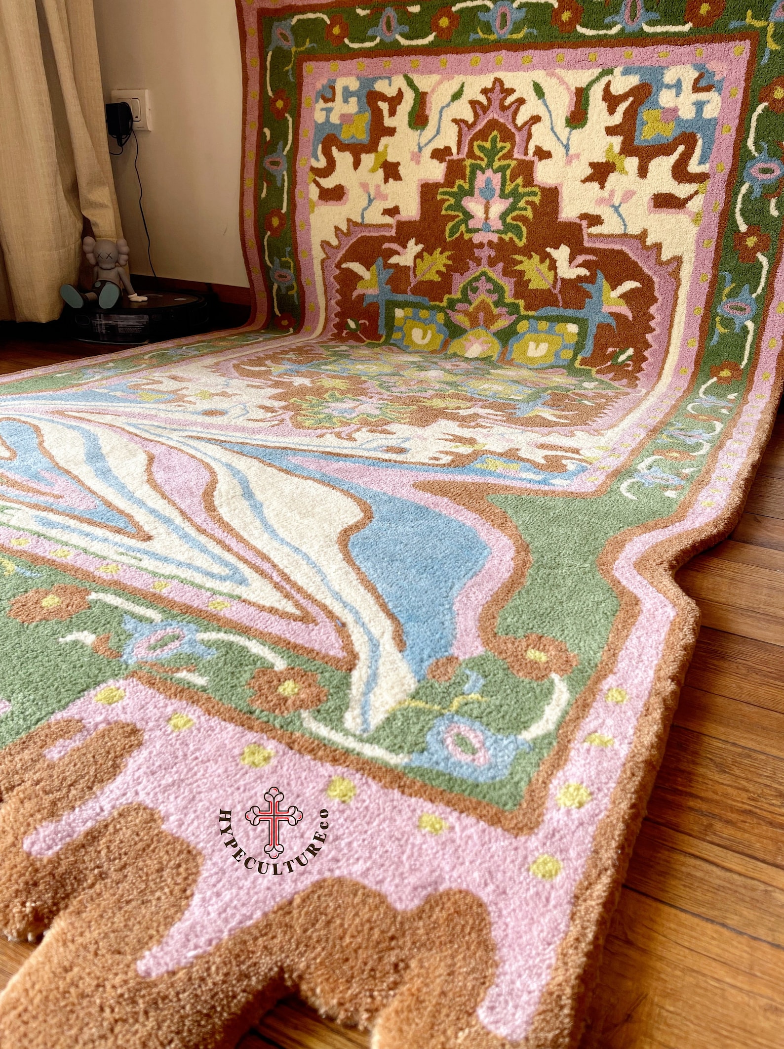 PERSIAN MELTING RUG / Home Decor / Hand Tufted / Handmade / - Etsy