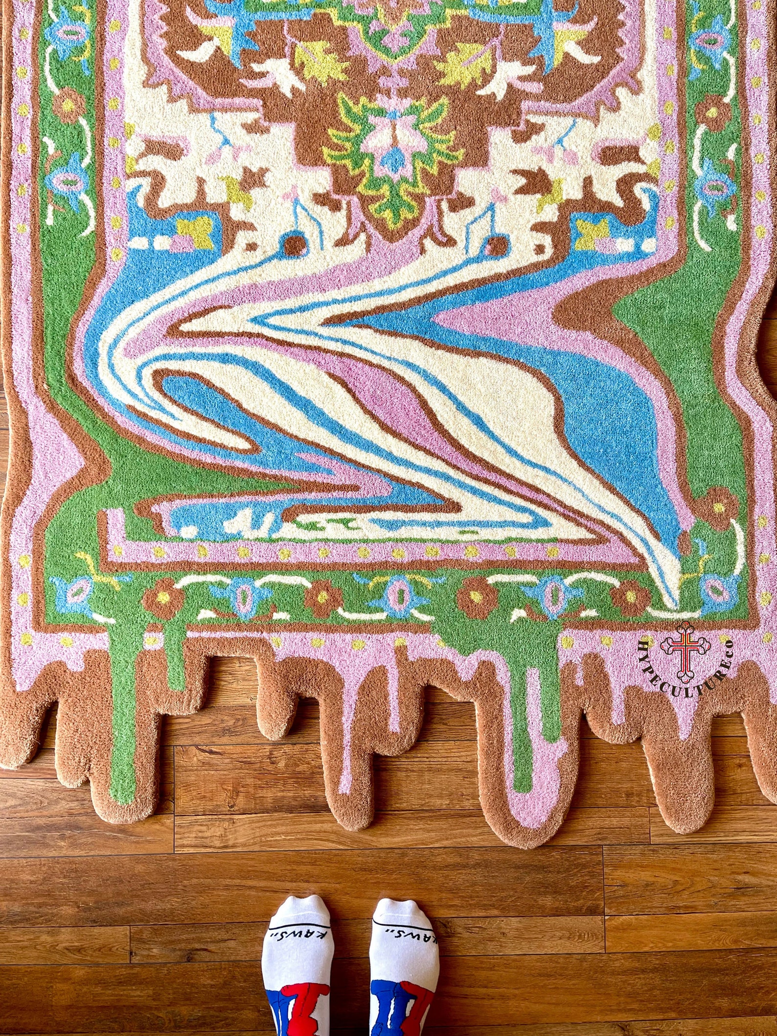 PERSIAN MELTING RUG / Home Decor / Hand Tufted / Handmade / - Etsy India