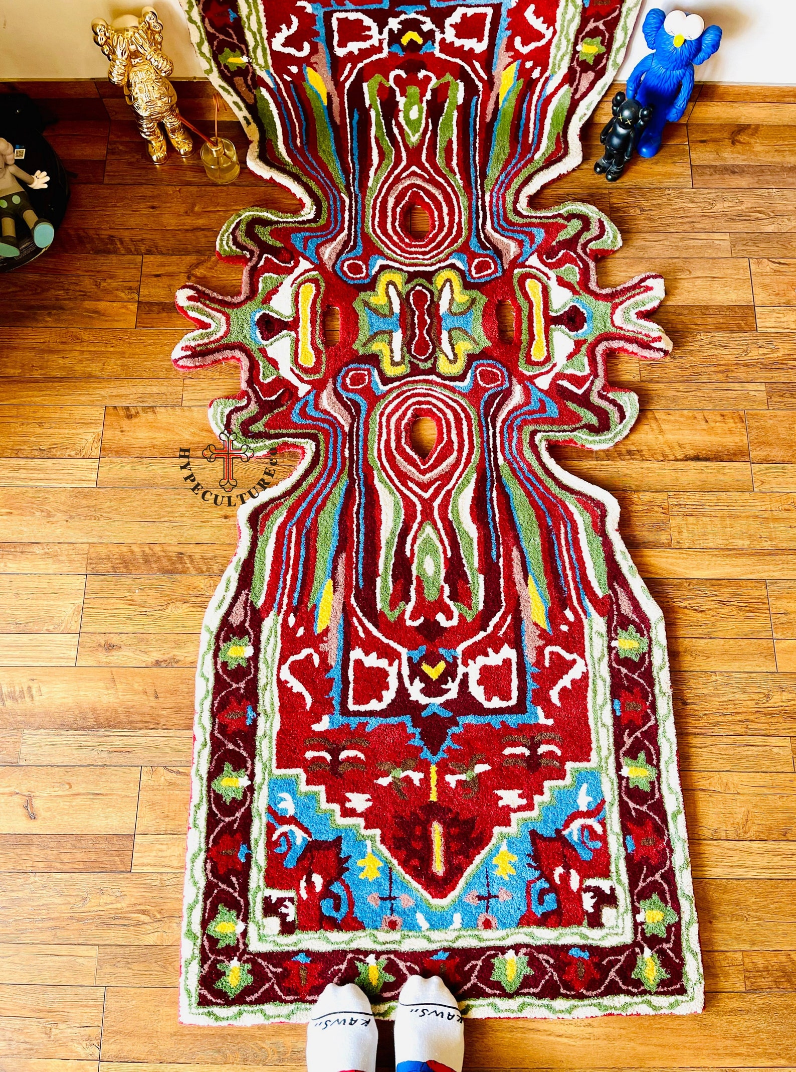 RUNNER PERSIAN MELTING Rug /handtufted / Christmasday Gift/ 3D - Etsy