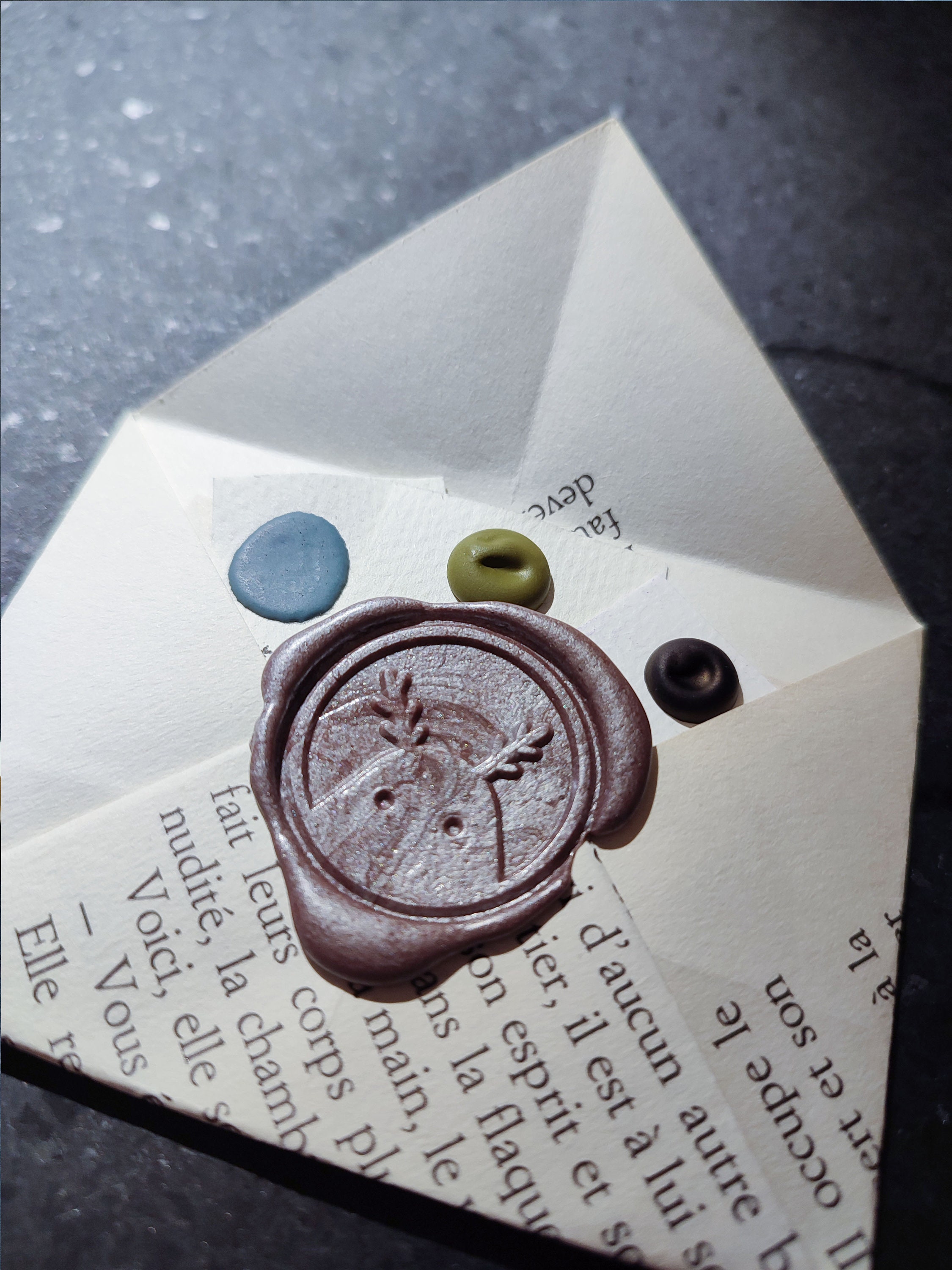 Handmade Watercolour Dot Card Letter Colour Samples in an - Etsy