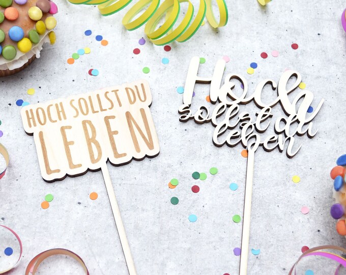 Cake Topper / Cake Pike for Birthday / Celebration / Party – Hoch ...