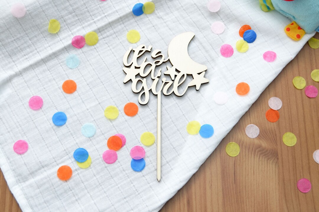 Cake Topper / Cake Pikser for Birth / Baby Party Lettering - Etsy