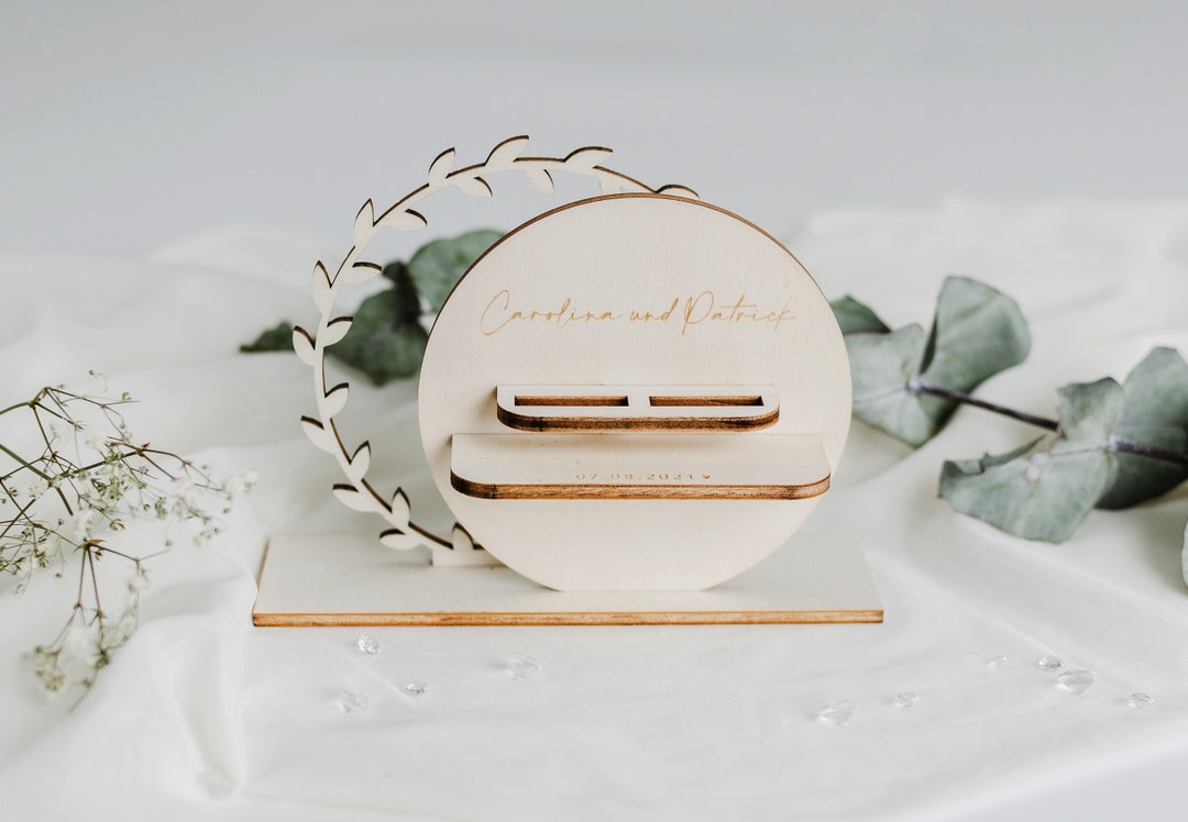 Ring Stand / Ring Holder / Ring Cushion Alternative for Wedding Rings ...