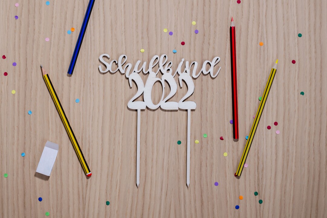 Cake Topper Escolar 2022 / 1er día escolar / Inscripción escolar ...