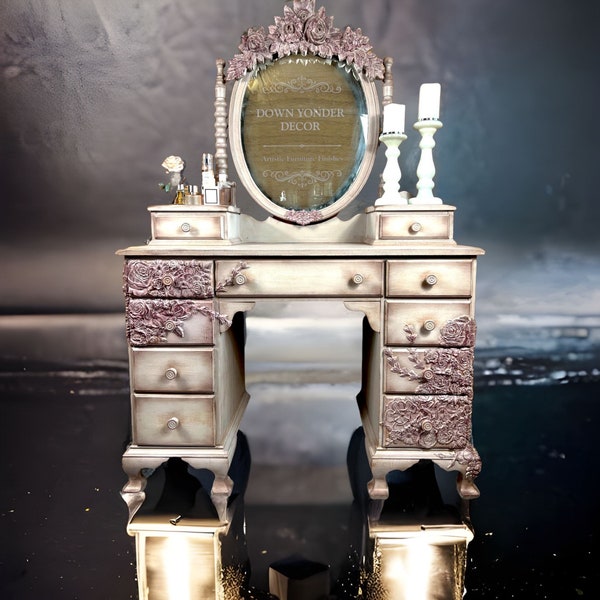 Shabby Chic Vanity - Etsy