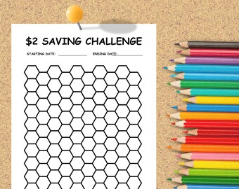Printable Savings Challenge, Savings Tracker, Saving Funds Bundle ...