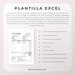 Spanish Invoice Template: Customizable Excel Format (digital Download ...