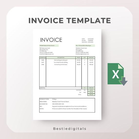Invoice Template Microsoft Excel