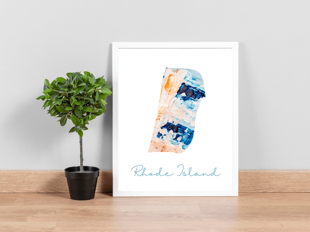 Rhode Island Printable Digital Download Art Print Rhode Island - Etsy