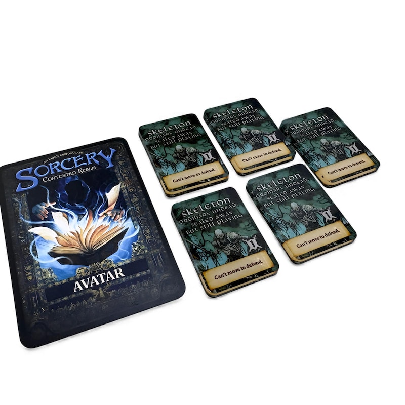 Skeleton Tokens Mtg - Etsy