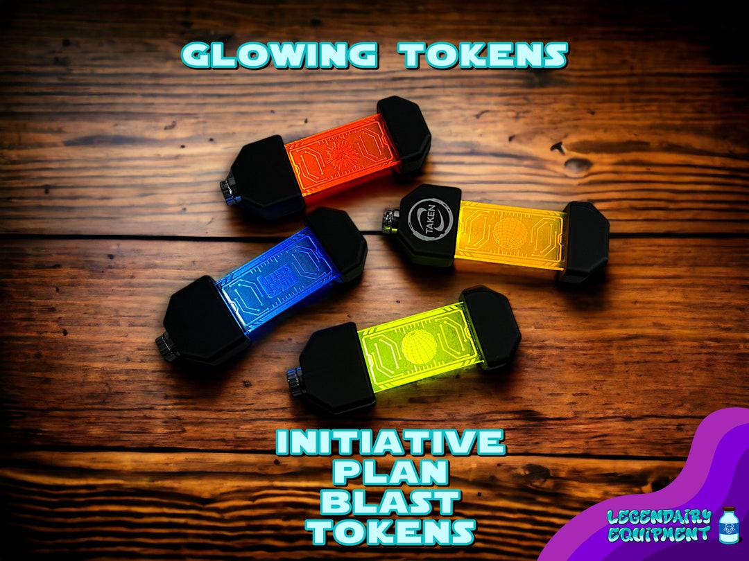 Star Wars Unlimited - Glowing Tokens - Initiative / Blast / Plan - LED ...