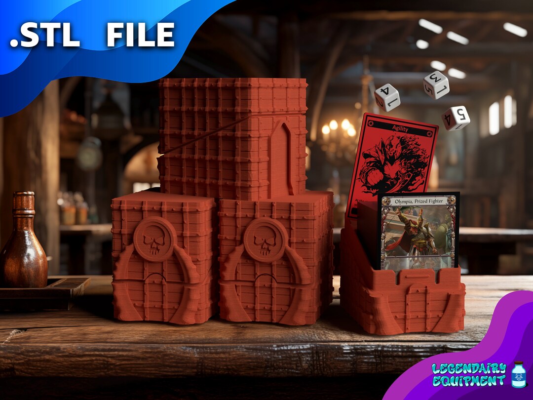Flesh and Blood TCG Deck Box STL Files – Wall Mountable Deckcore - Etsy