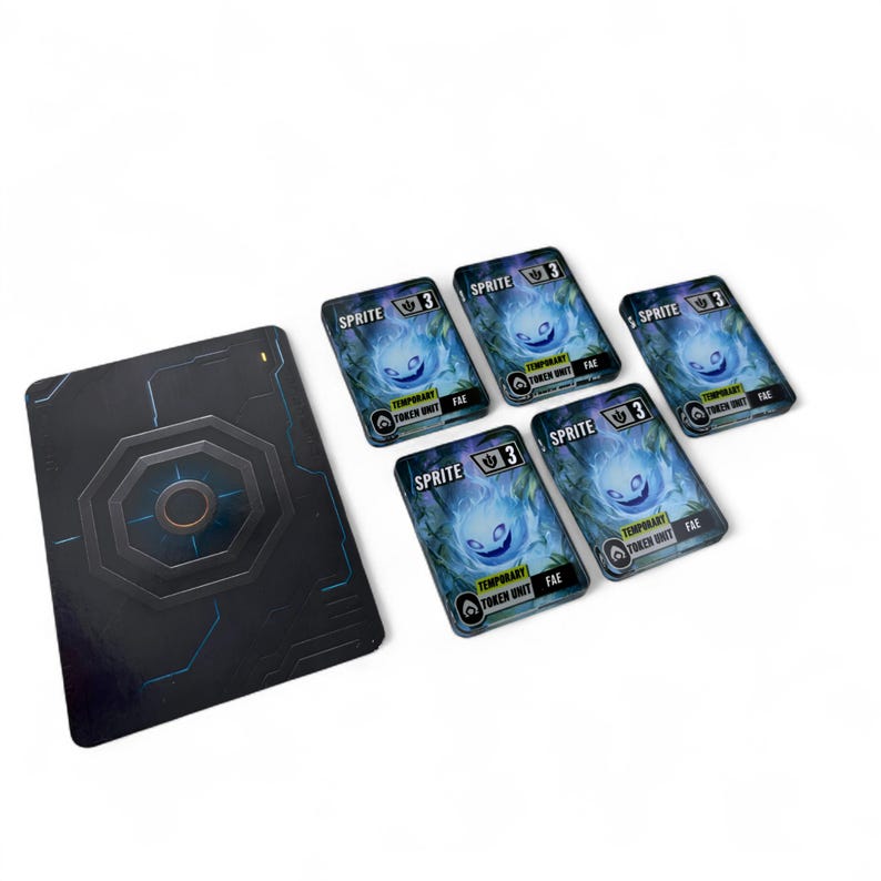 Sprite Tokens- Qty 5 Mini Card Tokens - Riftbound TCG - Compatible - Acrylic Token Pack - Etsy