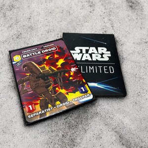 Star Wars Unlimited TCG Tokens: Clone Trooper & Battle Droid - Metal or ...