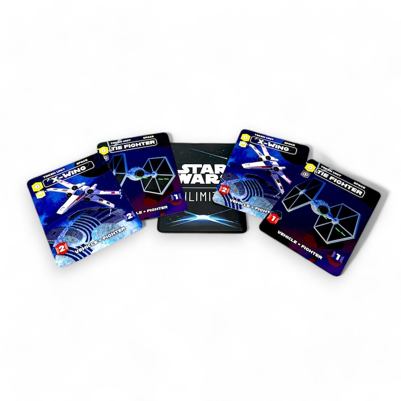 X-wing and Tie Fighter Tokens: Star Wars Unlimited TCG - Metal or ...