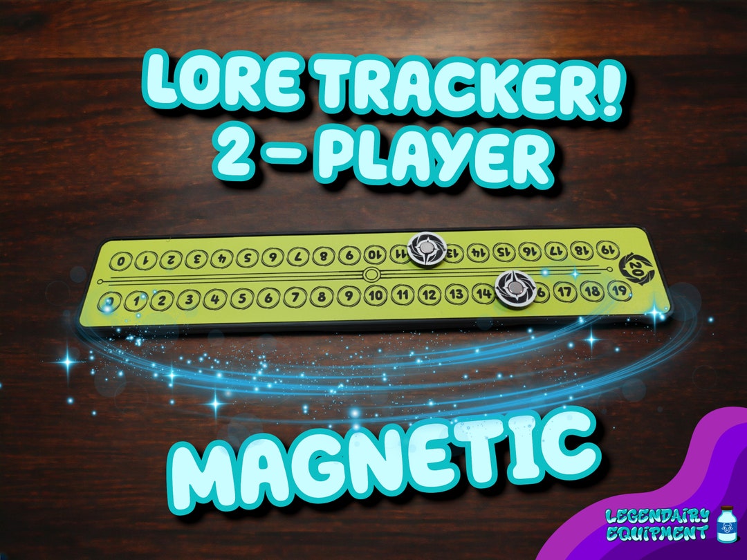 Lorcana Lore Tracker, 2 Player, Magnetic - Etsy