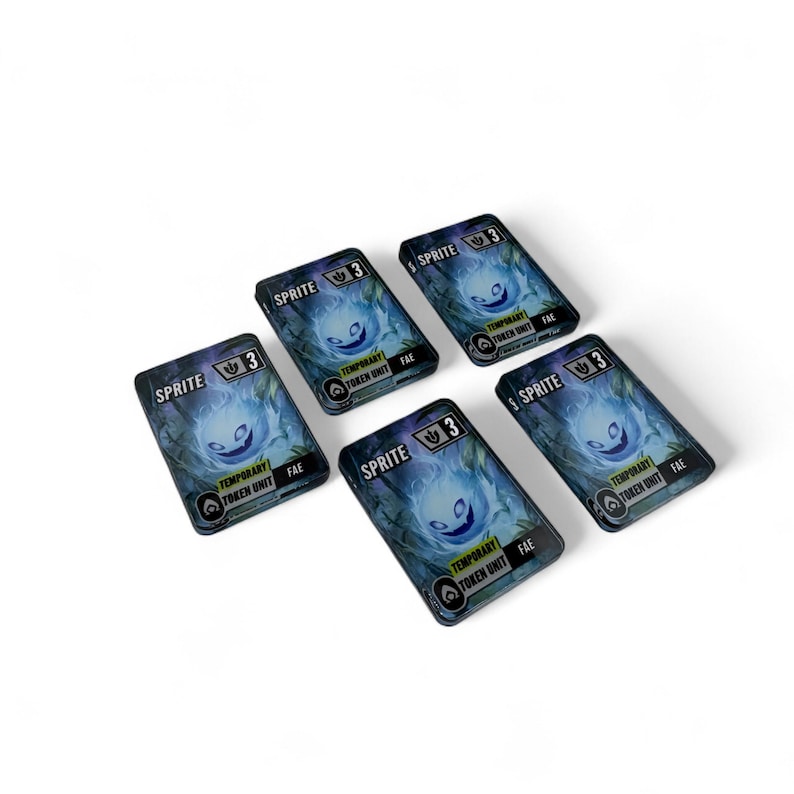 Sprite Tokens- Qty 5 Mini Card Tokens - Riftbound TCG - Compatible - Acrylic Token Pack - Etsy