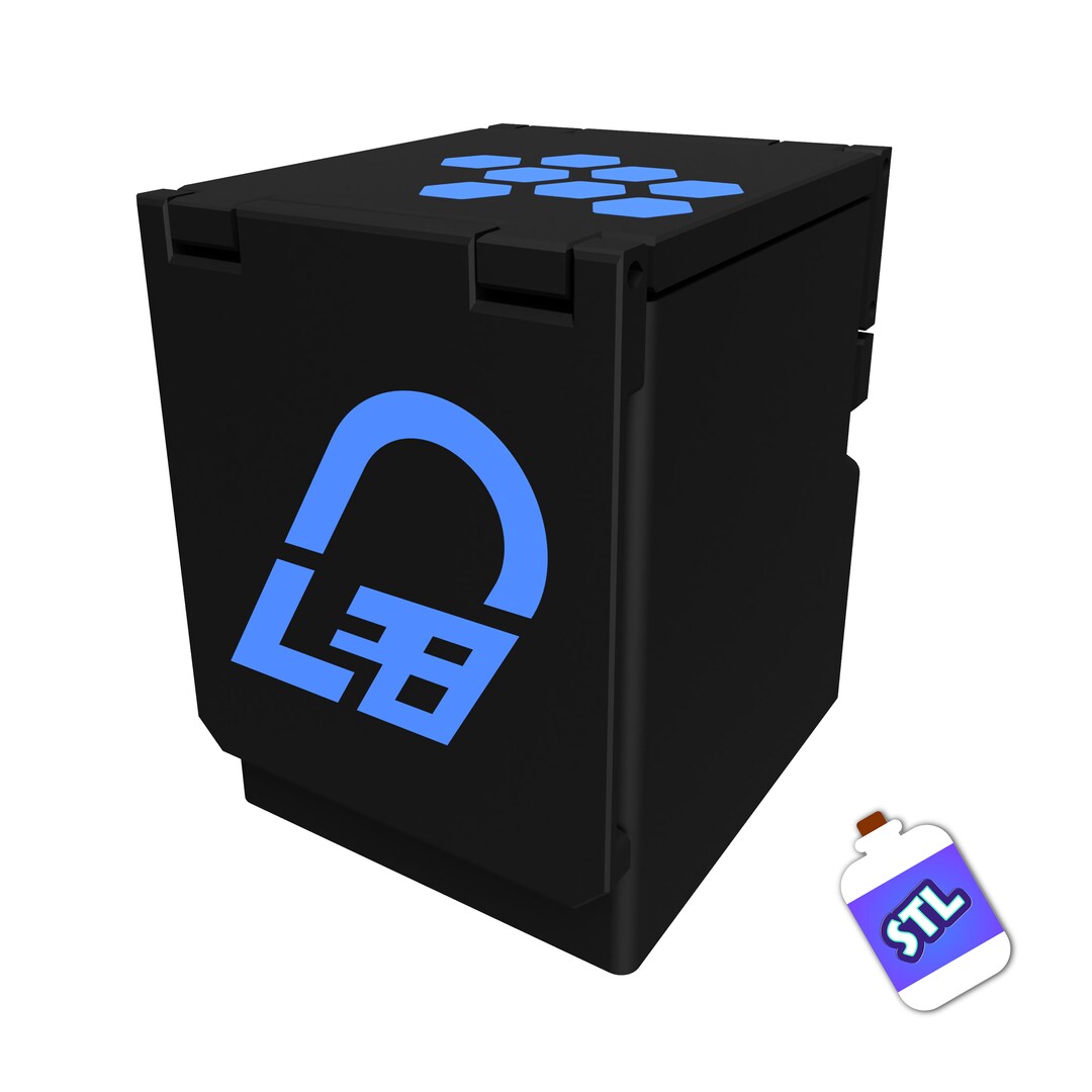 STL Package Lock Box Half-gallon Size - Etsy