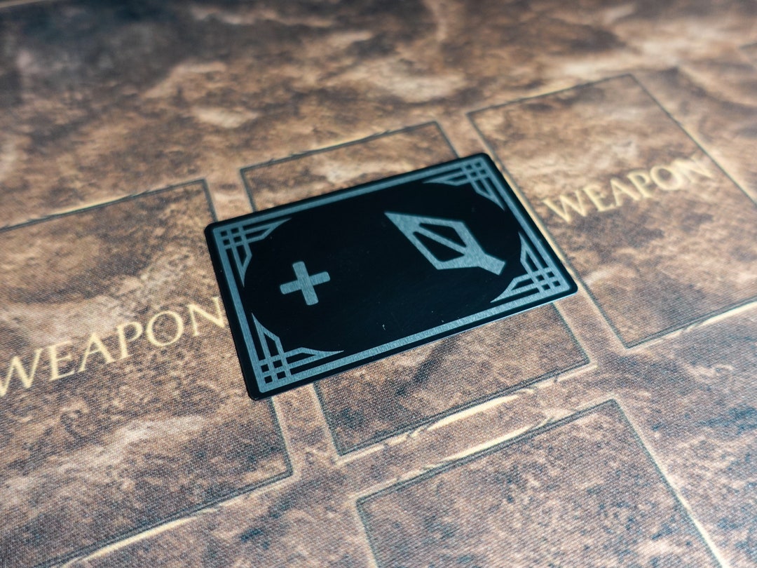 Flesh and Blood Aluminum Power Tracker Metal Token Card - Etsy