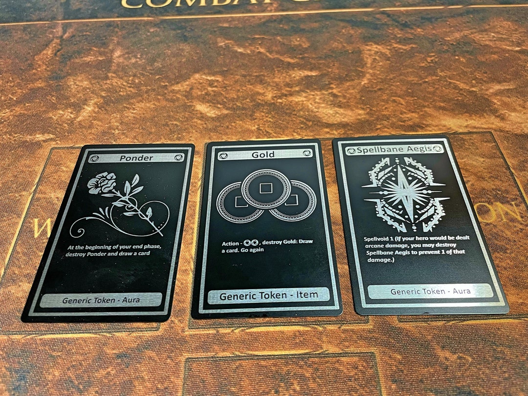 Flesh and Blood Aluminum Dynasty Token Expansion Metal Token Card - Etsy