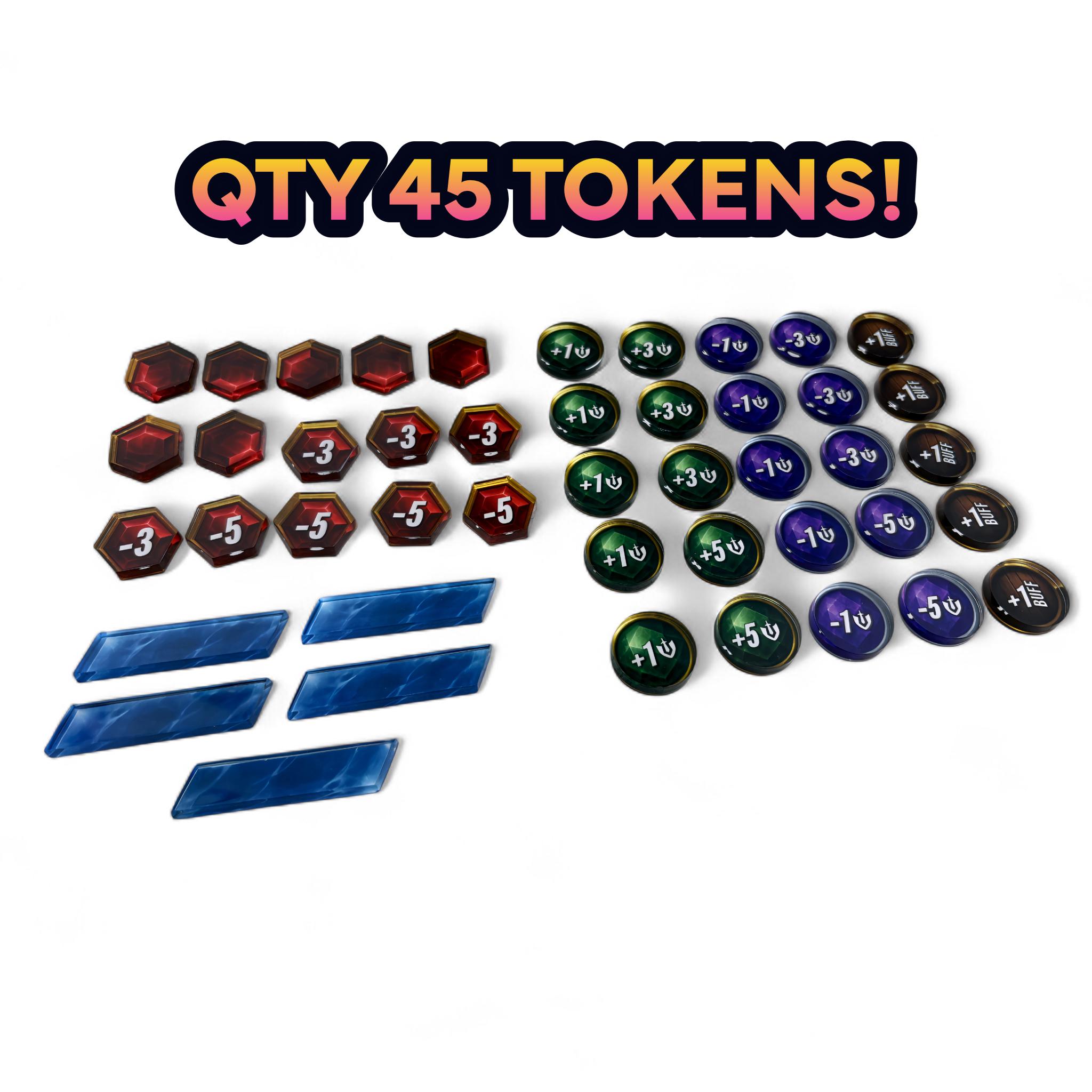Riftbound TCG Token Set Base With Magnetic Storage Container - Standard ...
