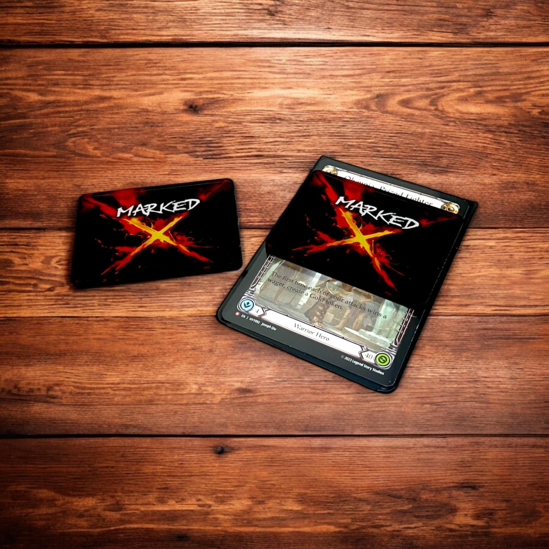 2 X Acrylic Marked Token for Flesh and Blood TCG - Token Alter ...