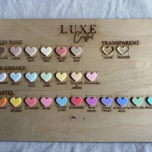 Dual Social Media Business Stands Counter | Beauty Acrylic Name | Sign ...