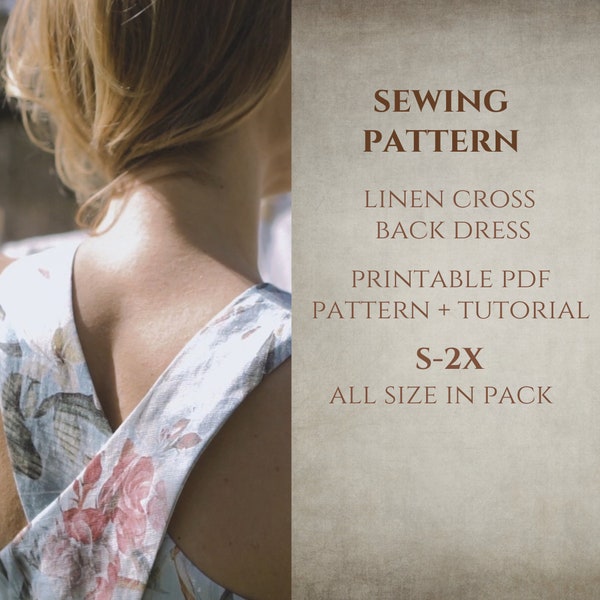 Cross Back Dress - Etsy