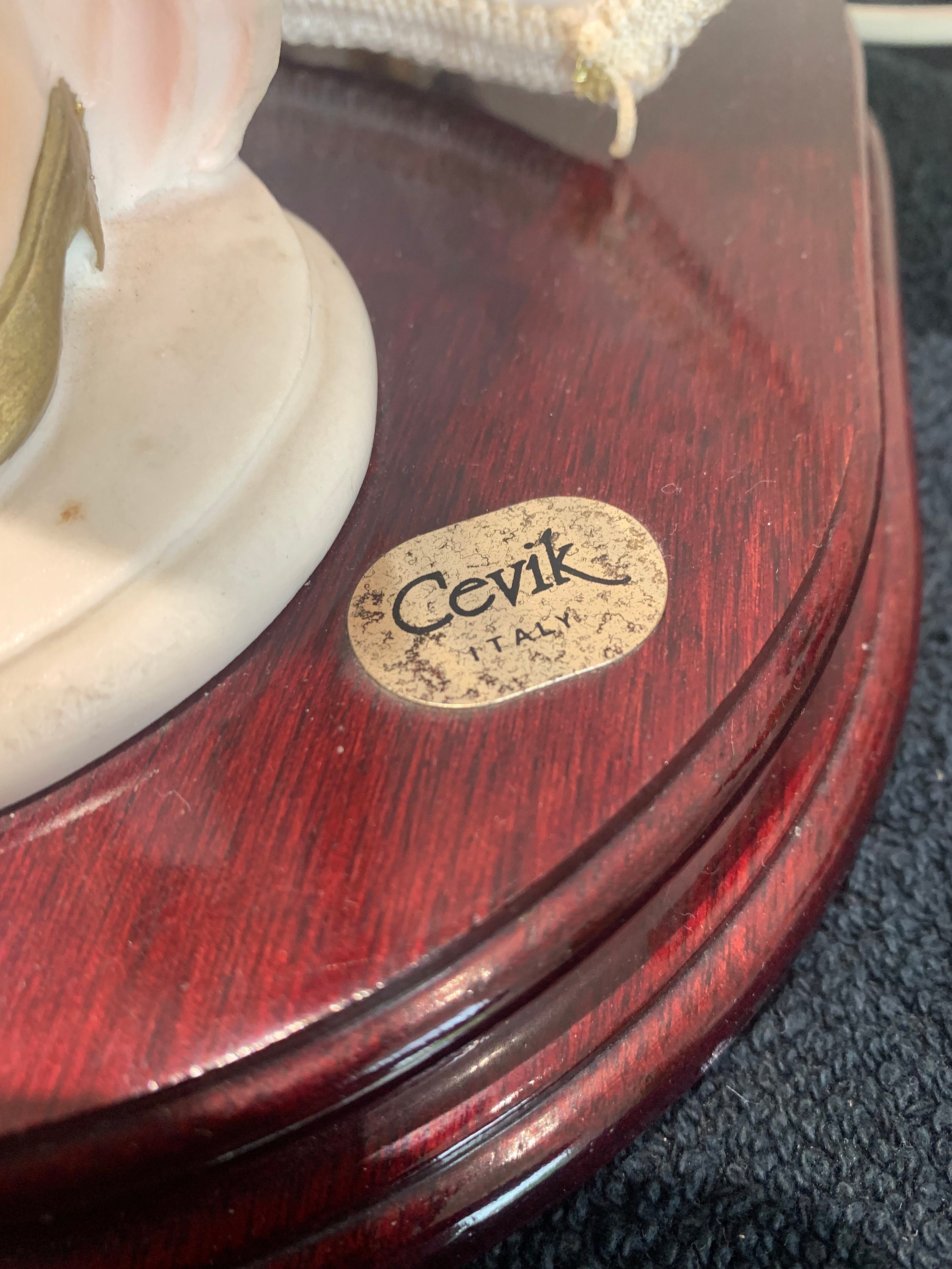 Cevik Italian G Cortese Table Lamp Porcelain Sculpture of a - Etsy UK