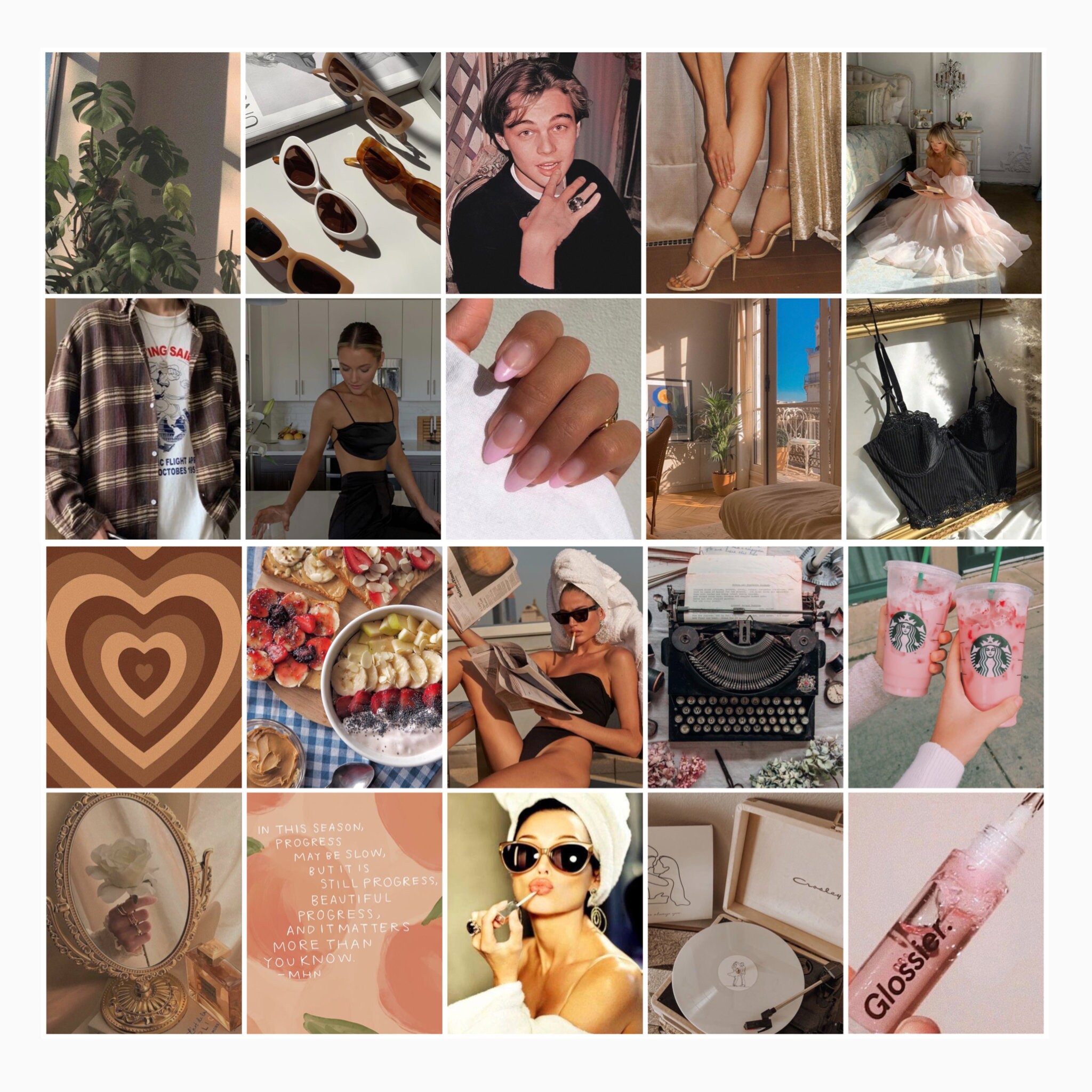 Cottagecore Wall Collage Kit Girl Room Decor Dorm Decor Etsy Australia