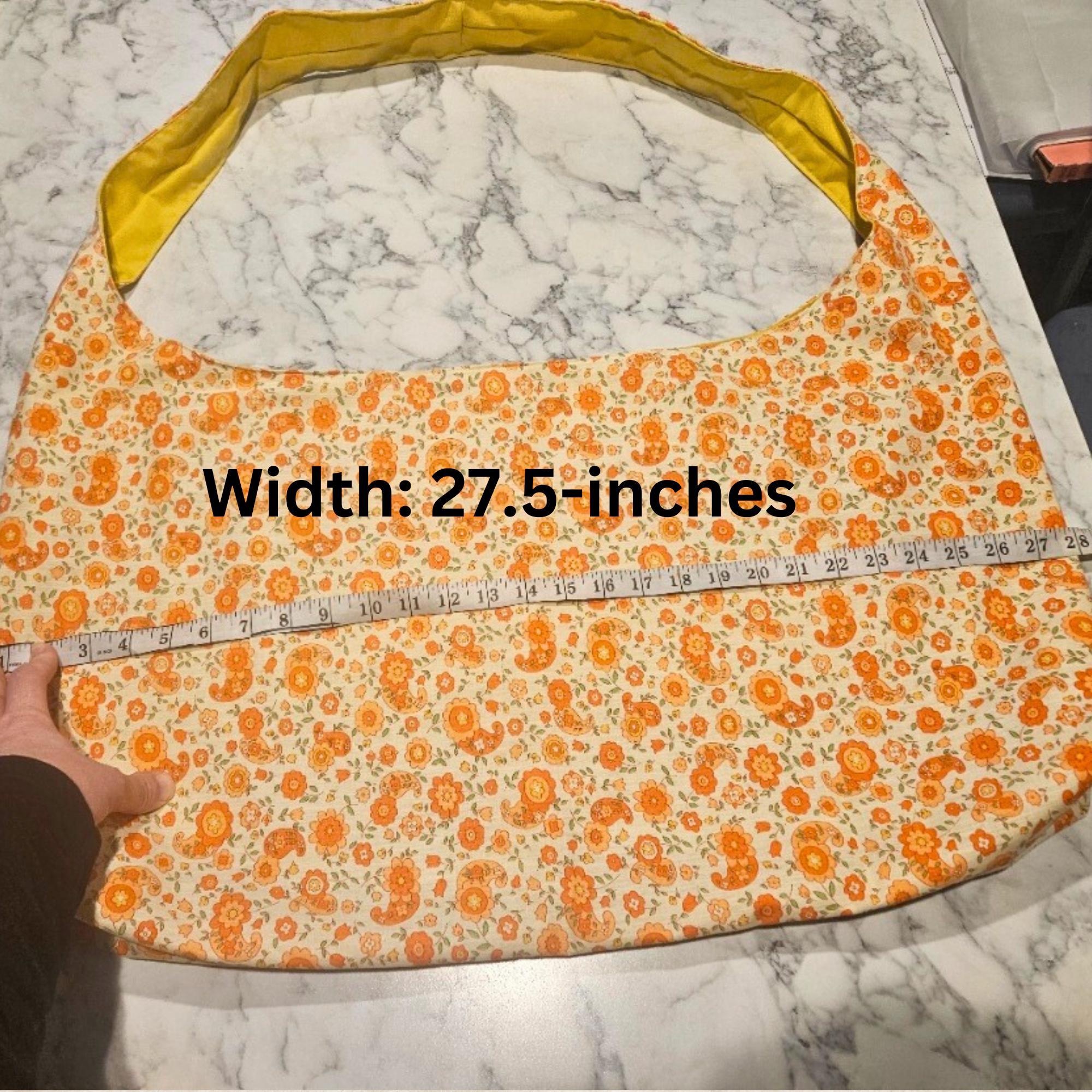 DIY Oversized Slouchy Crossbody - Reversible Boho Bag Pattern & Video ...