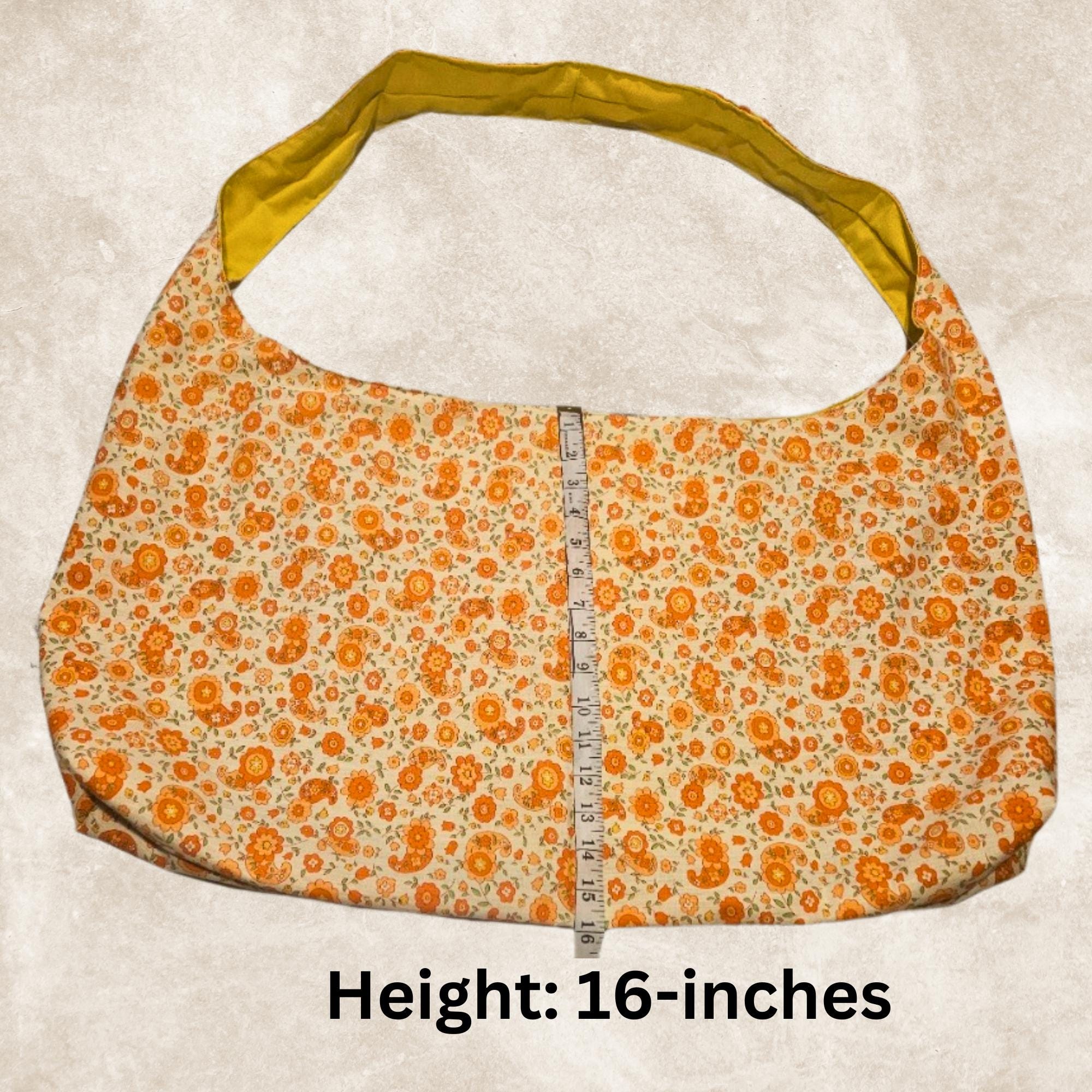 DIY Oversized Slouchy Crossbody - Reversible Boho Bag Pattern & Video ...