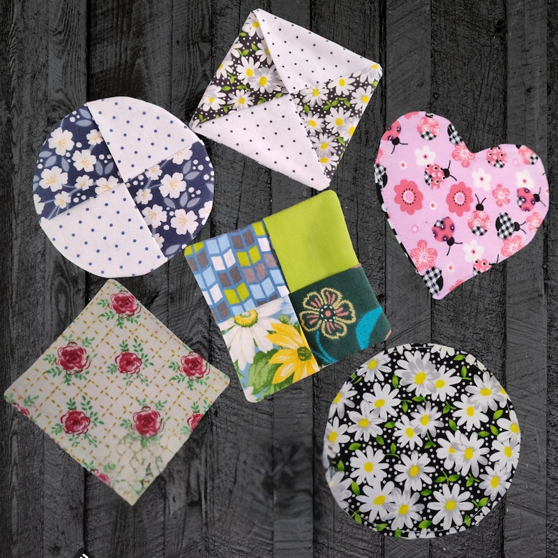 Fabric Coasters - Etsy
