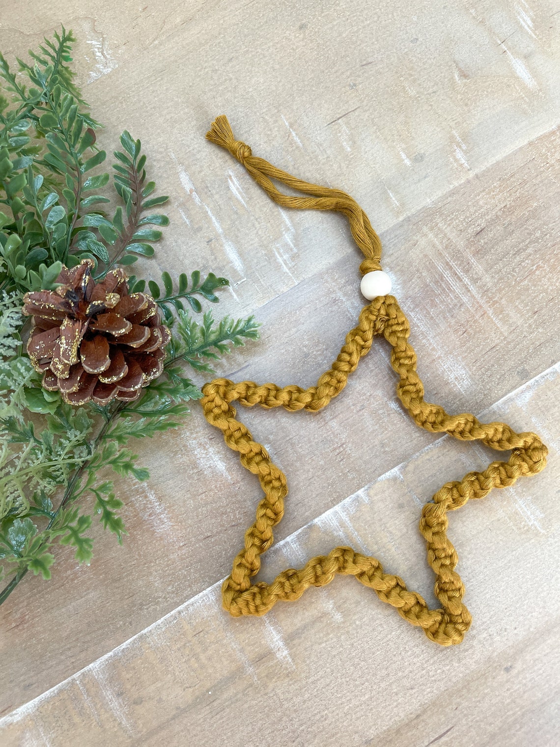 Macrame Star Ornament - Etsy