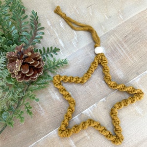 Macrame Star Ornament - Etsy
