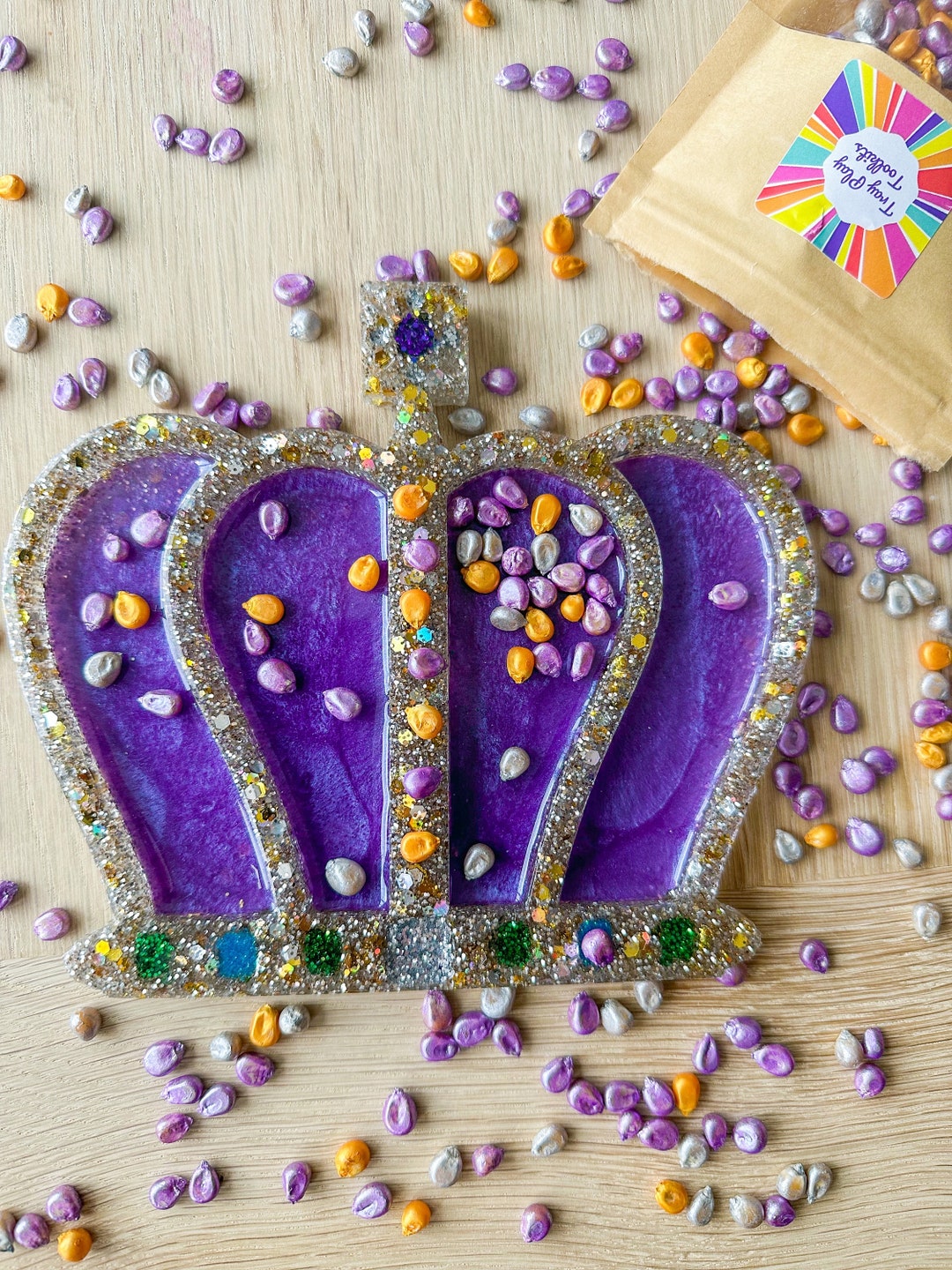 St Edwards Coronation Crown Sensory Tray King Charles Royal Party Loose ...