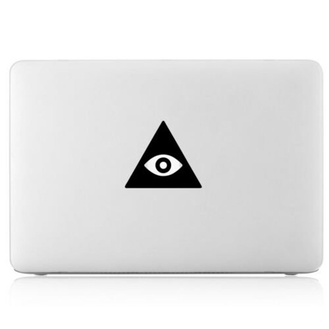 Eye of Providence Triangle Pyramid Vinyl Decal Sticker for Apple ...