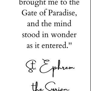 Printable Catholic Bookmark - St Thomas Aquinas and St Ephraim the ...